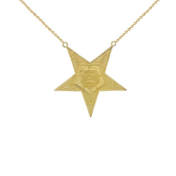 Element Shine | Jewelry | 4k Solid Gold Order Of The Eastern Star Oes ...